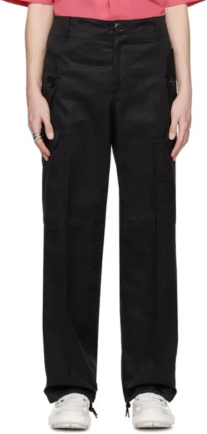 Alexander McQueen Military Wide-leg Trousers