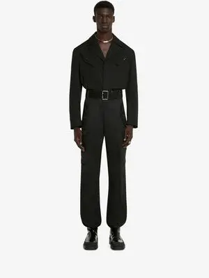 Alexander McQueen Military Wide-leg Trousers
