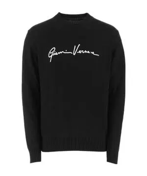 Versace Embroidered Logo Jumper