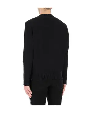 Versace Embroidered Logo Jumper