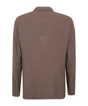 Herno Single-breasted Blazer - Brown