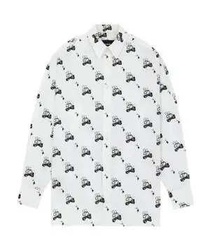 We11Done Graphic-print Oversized Shirt