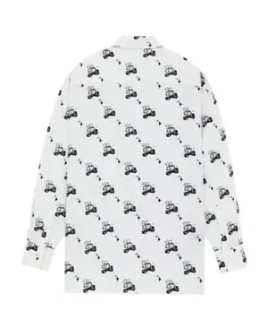 We11Done Graphic-print Oversized Shirt