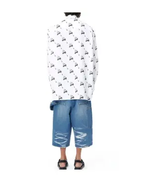 We11Done Graphic-print Oversized Shirt