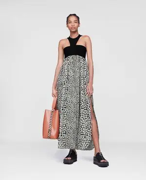 Stella McCartney Floral Print Sleeveless Maxi Dress