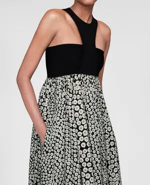 Stella McCartney Floral Print Sleeveless Maxi Dress