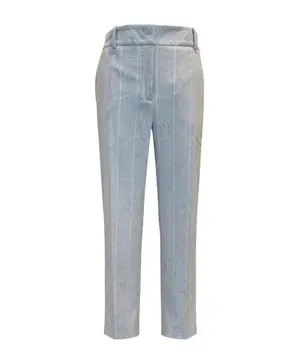 Eleventy Striped Tailored Trousers