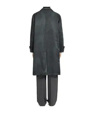 MAISON MARGIELA Waxed Single-breasted Coat