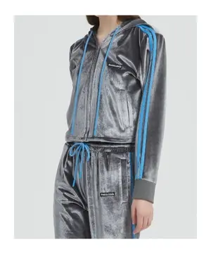 Marissa Chiara Long Sleeve Zip-up Cropped Jacket