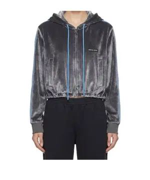 Marissa Chiara Long Sleeve Zip-up Cropped Jacket