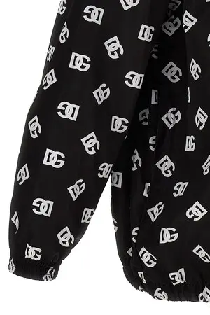 Dolce & Gabbana All-over Logo Hooded Jacket