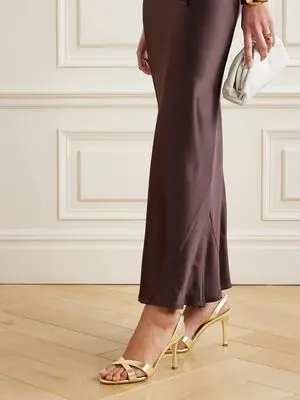 Manolo Blahnik Exposed High-heeled Sandals - Nude