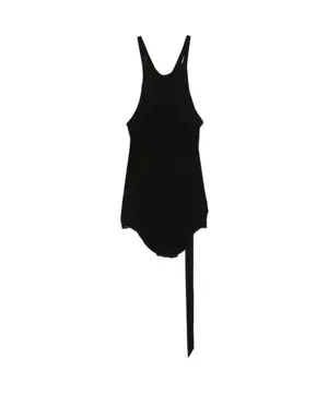 Rick Owens Scoop Neck Tank Top - Black