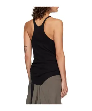 Rick Owens Scoop Neck Tank Top - Black
