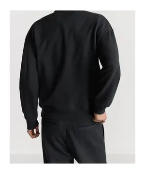 Dior High Neck Zip Detailed Sweatshirt - Black