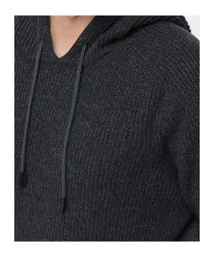Tagliatore Ribbed V-neck Hoodie