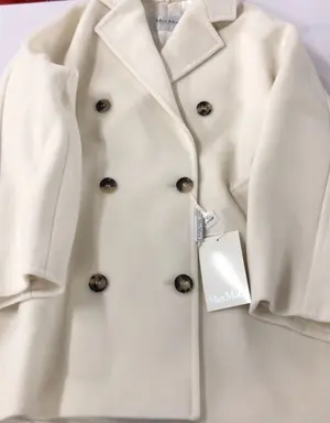Max Mara Double-breasted Long-sleeved Coat