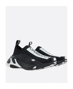Dolce & Gabbana Logo-printed Knitted Low-top Sneakers