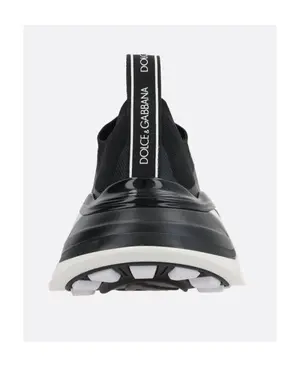 Dolce & Gabbana Logo-printed Knitted Low-top Sneakers