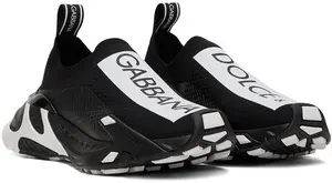 Dolce & Gabbana Logo-printed Knitted Low-top Sneakers