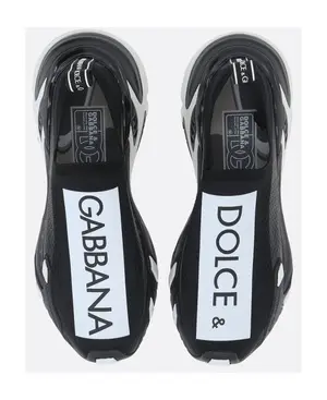 Dolce & Gabbana Logo-printed Knitted Low-top Sneakers
