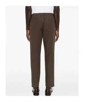 Herno Tailored Elasticated Waistband Trousers - Black