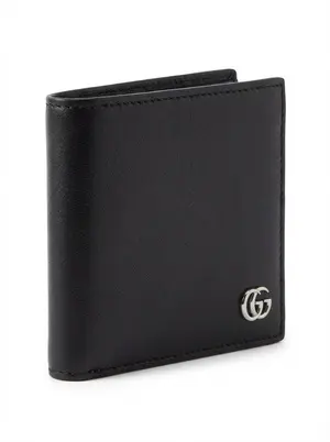 Gucci Gg Marmont Bi-fold Wallet - Black