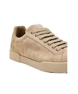 Dolce & Gabbana Portofino Perforated Logo Sneakers