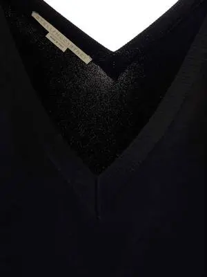 Stella McCartney Long-sleeved V-neck Knitted Dress