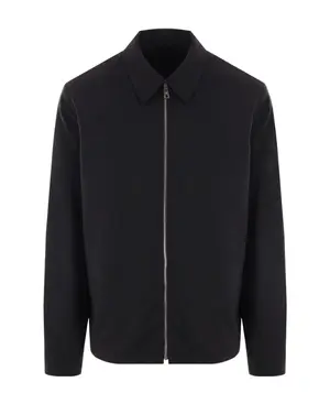 Prada Long-sleeved Zip-up Jacket - Black