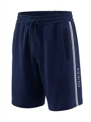 Gucci Elastic Waist Shorts With Drawstring