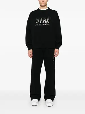 GOLDEN GOOSE Crewneck Sweatshirt With Logo Print