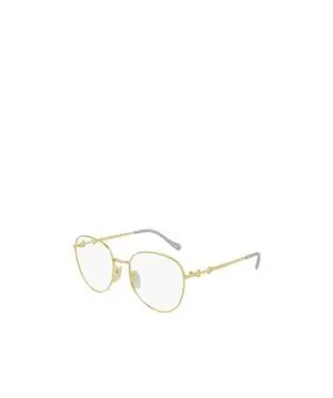 Gucci Round Frame Eyeglasses - White