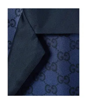 Gucci Disco Monogrammed Short-sleeve Shirt - Blue