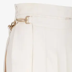 Fendi Pleated Detail Cigarette Trousers