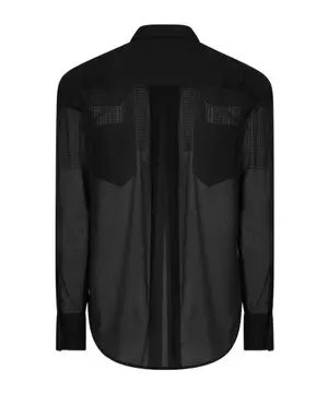 Dsquared2 Fringed Long-sleeved Shirt