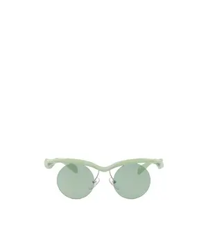 Prada Round Frame Sunglasses - Green