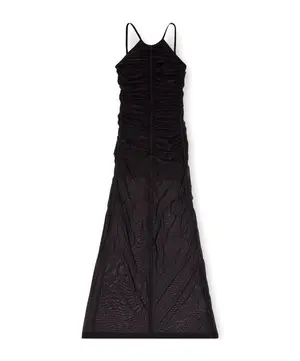 DIESEL® D-amami Ruched Maxi Dress - Black