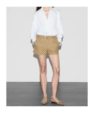 Gucci Cotton Poplin Shirt With Ribbon Tie Detail