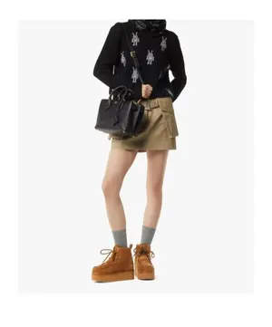Mcm Milla Small Tote Bag - Black