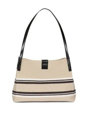 Balmain Small Release Top Handle Bag - Beige