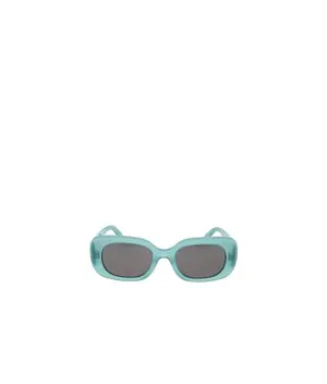 Celine Celine Logo Sunglasses Green