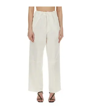 Victoria Beckham Drawstring Straight Leg Trousers