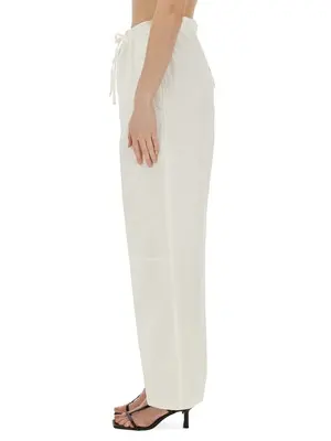 Victoria Beckham Drawstring Straight Leg Trousers