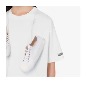 Moschino Printed Organic Cotton T-shirt