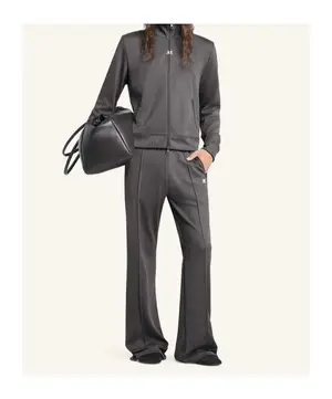COURREGES Zip Logo Track Pants - Carbon Black