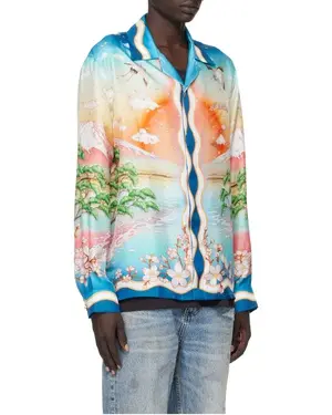 Casablanca Scenic Print Shirt - Multicolor