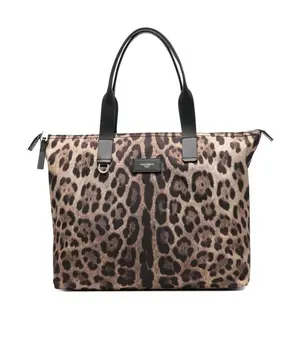 Dolce & Gabbana Leopard Printed Tote Bag - No