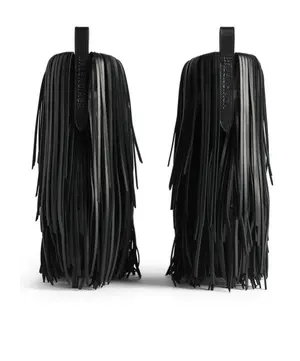 Balenciaga Avenue Fringed Pointed Toe Boots