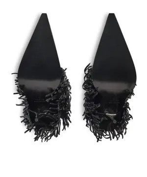 Balenciaga Avenue Fringed Pointed Toe Boots